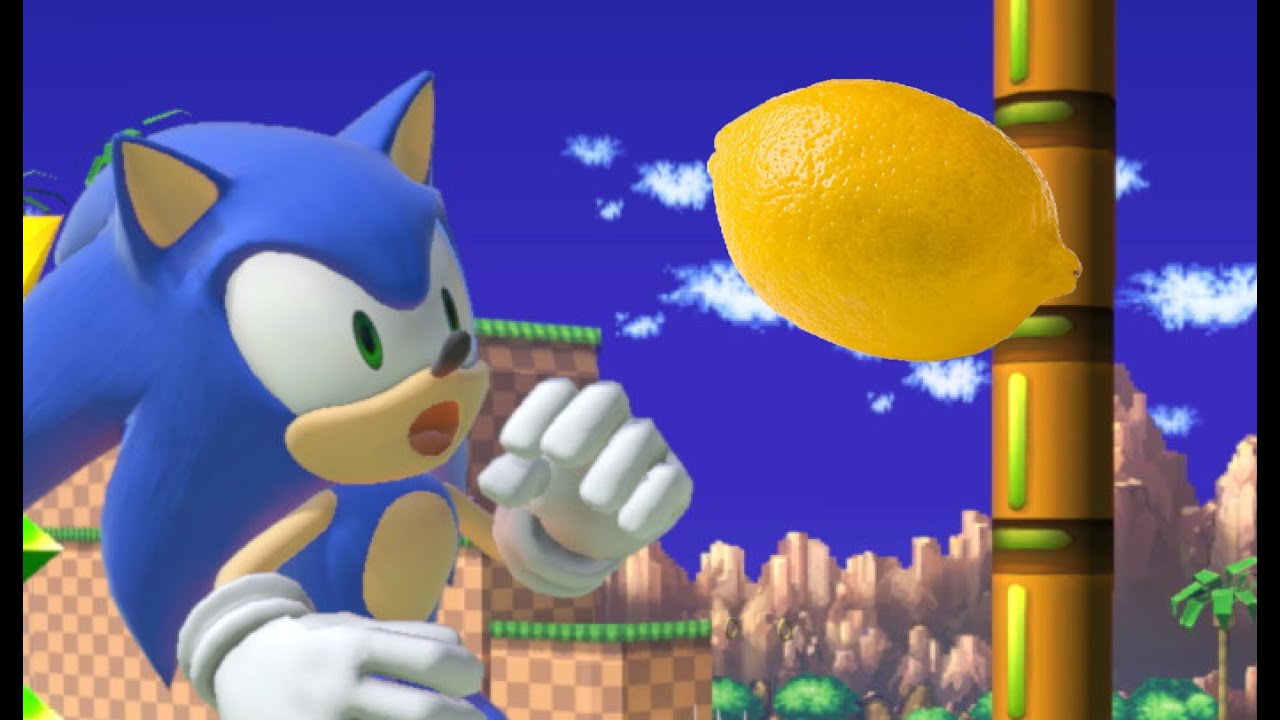 Sonic eats a Lemon (Smash Bros Ultimate edition) - YouTube