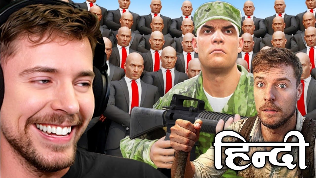 100 Assassin Vs 10 Real Soldiers | Mr Beast Hindi | | MrBeast in Hindi ...