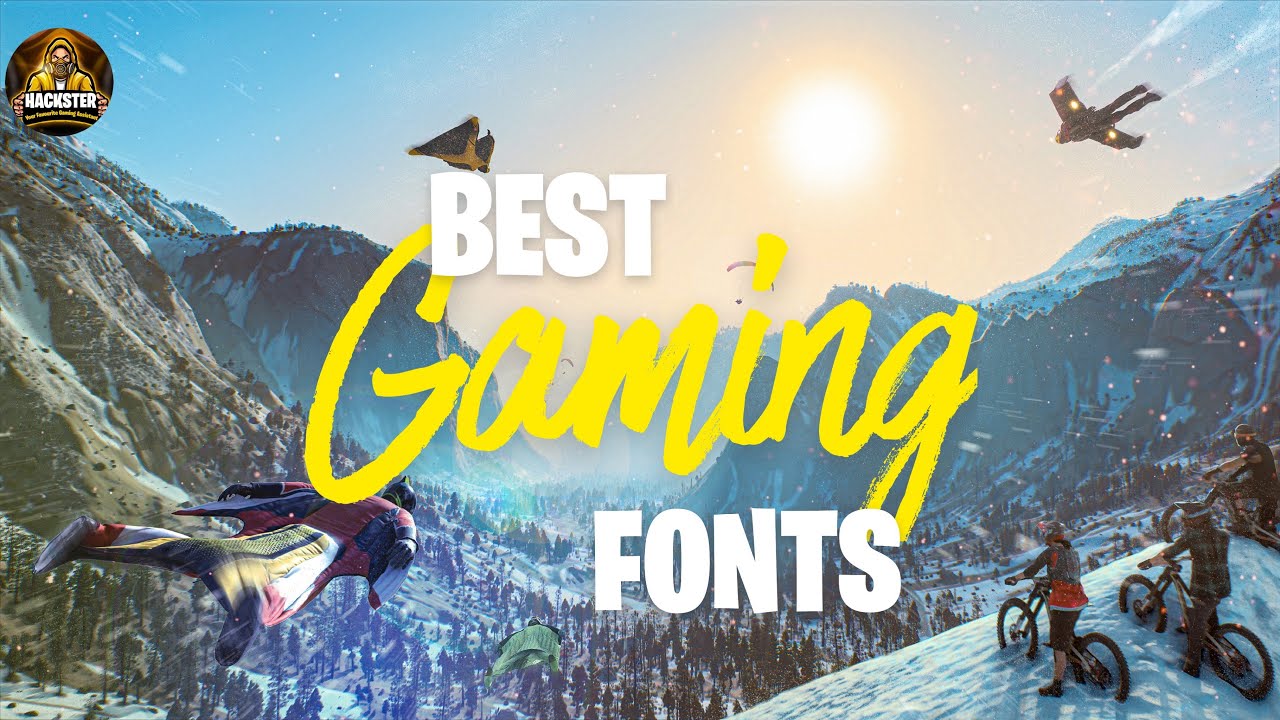 20+ Best gfx fonts & gaming fonts - YouTube