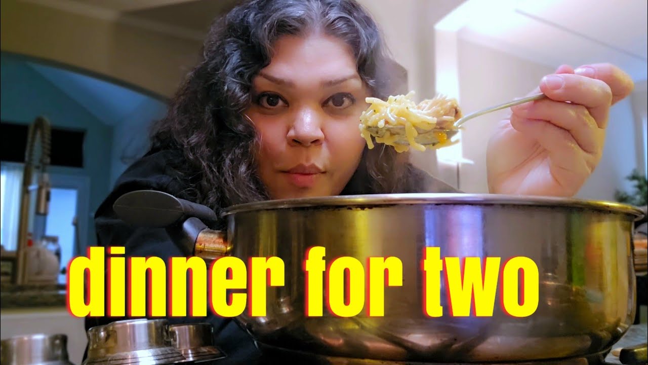 cooking dinner for two - YouTube
