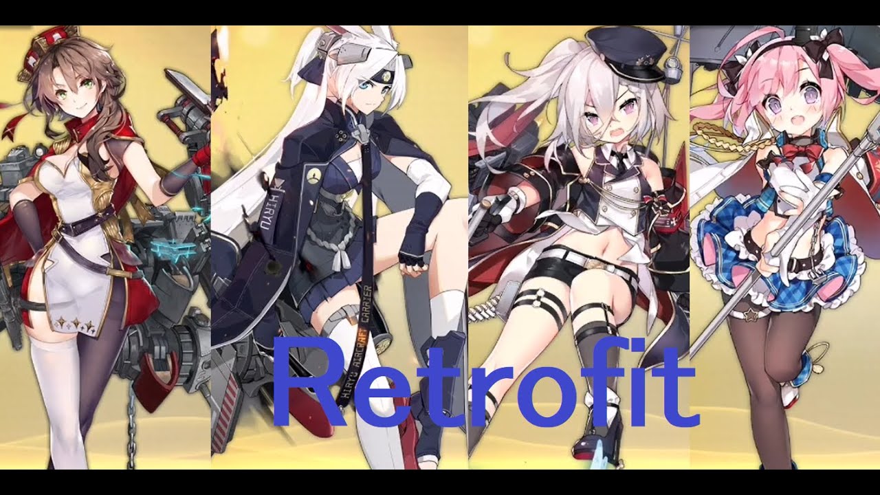 Retrofit 5 SHIPGIRLS to SR,UR [Azur Lane] - YouTube
