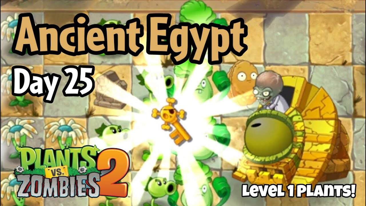 Plants Vs Zombies 2 Ancient Egypt Day 25 Youtube 5556