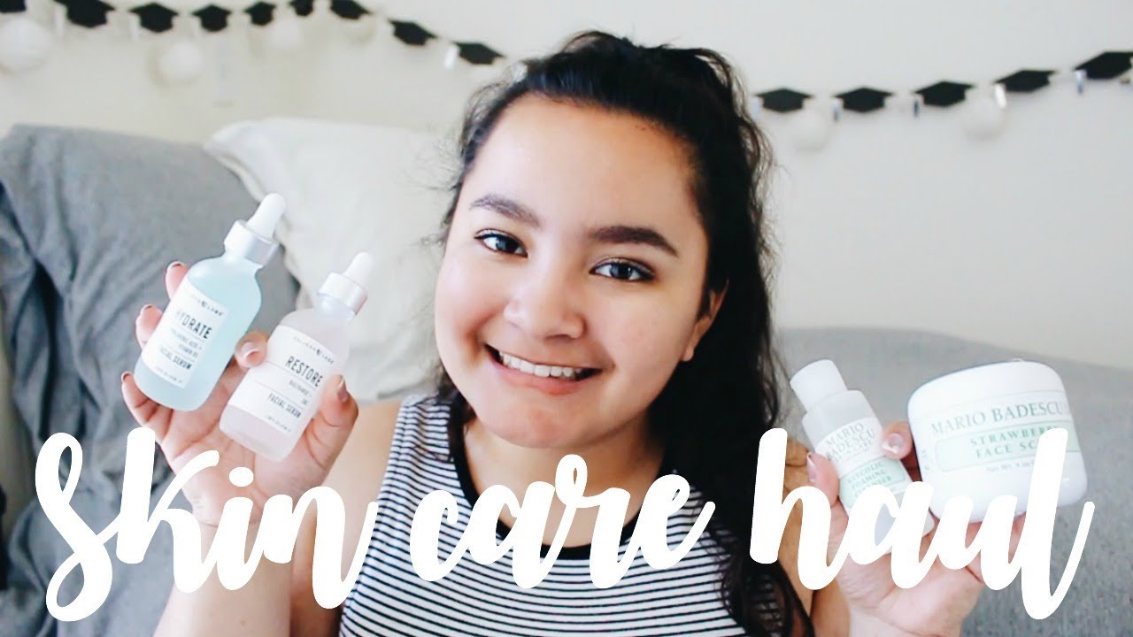 huge skin care haul - YouTube
