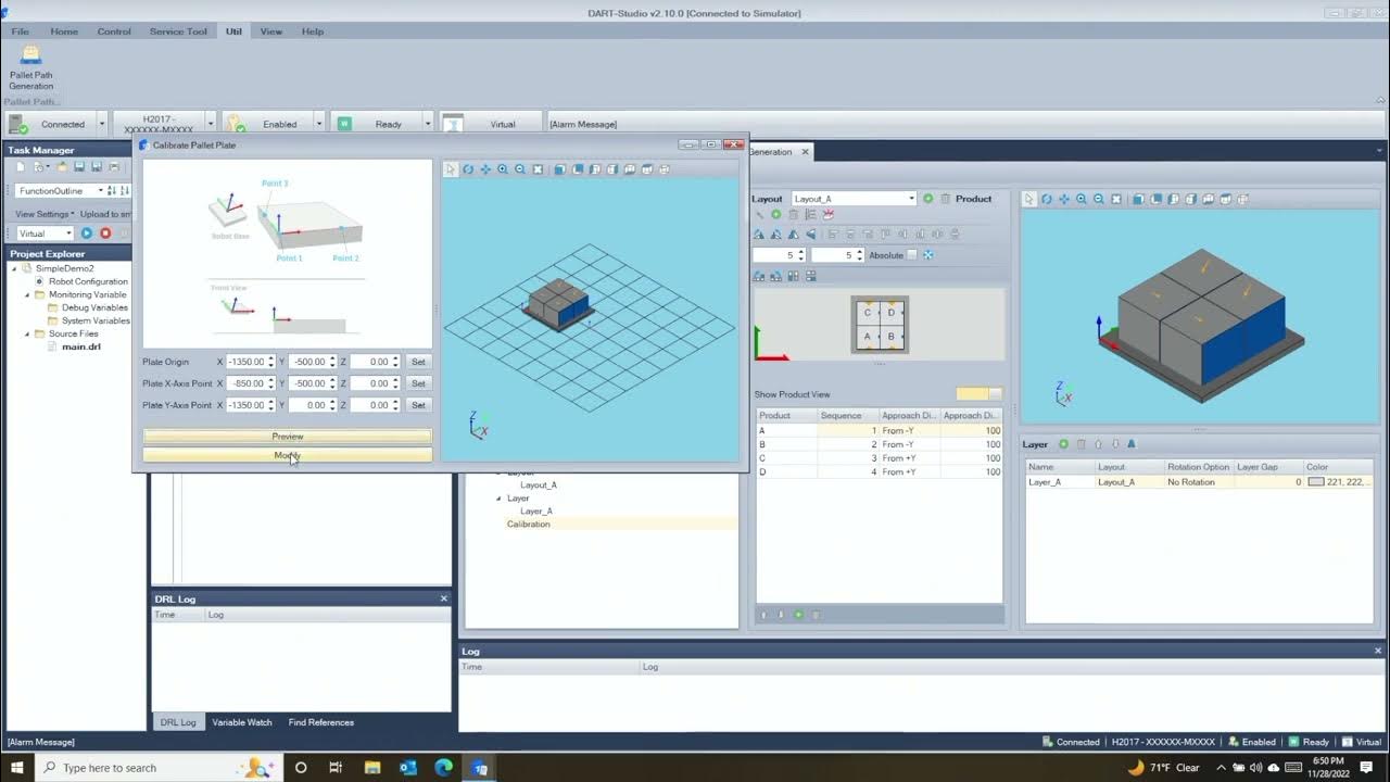 Pallet Path Generation Tool in DART Studio - YouTube