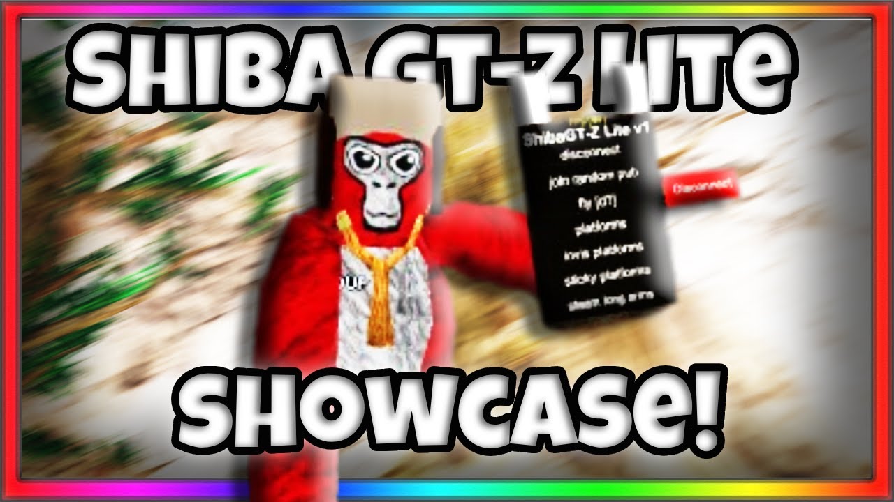 Shiba Gt Z Lite Mod Menu Showcase Gorilla Tag Youtube