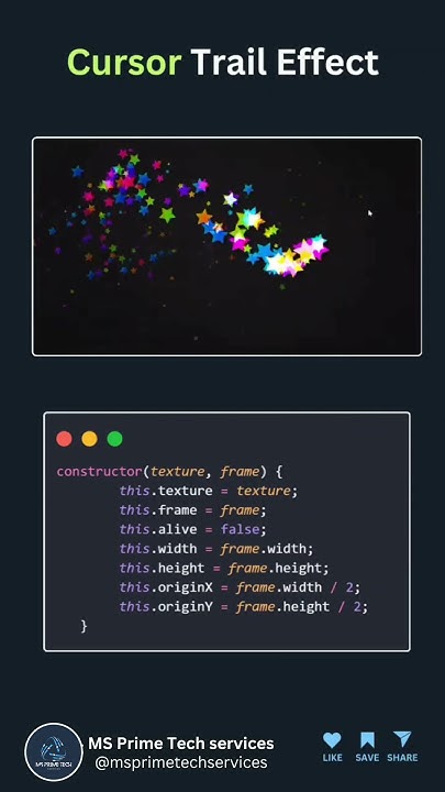 (Save it ) Cursor Trail Effect CSS. - YouTube