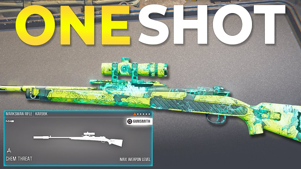 new *ONE SHOT* KAR98 CLASS is BACK in WARZONE! 😍 (Best KAR98k Class ...