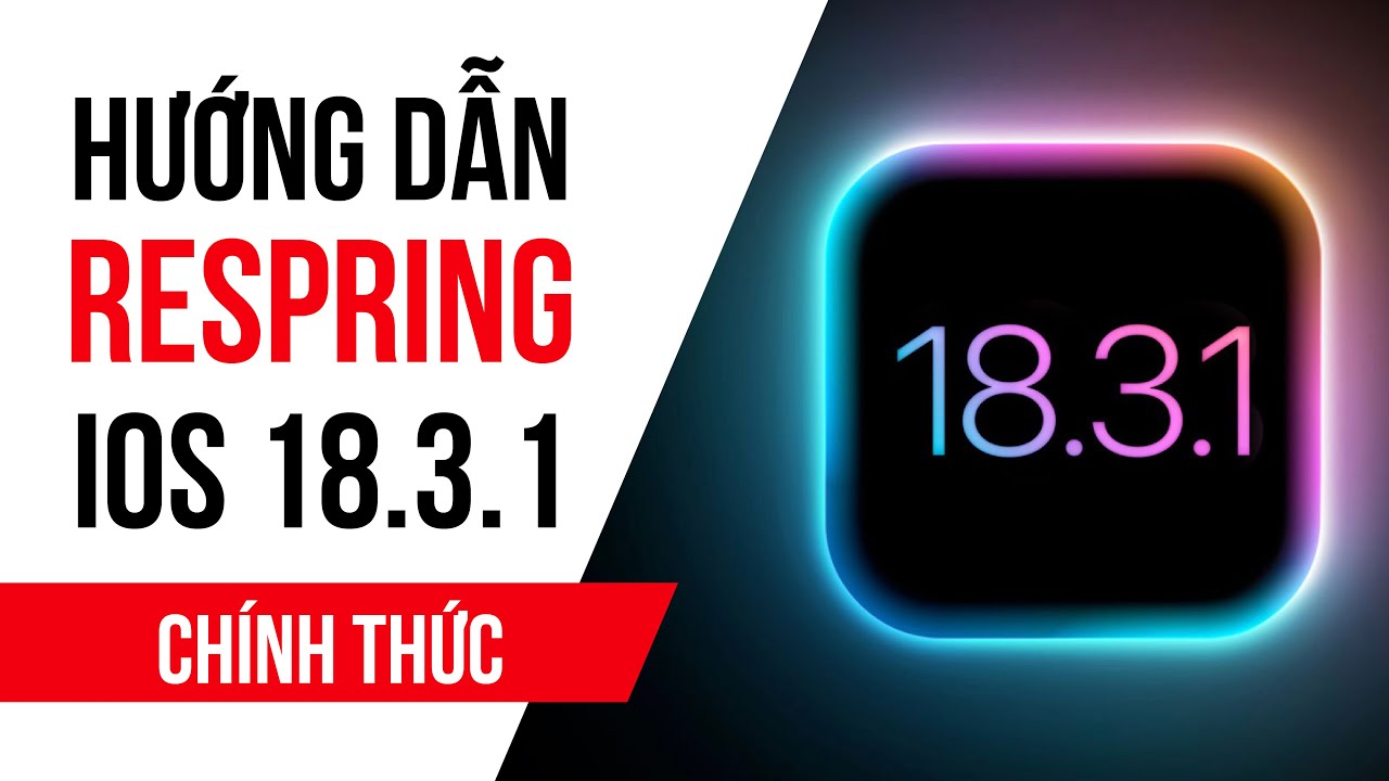 [CHÍNH THỨC] Cách RESPRING iOS 18.3.1 (iOS 18.3.1 Bug) - YouTube