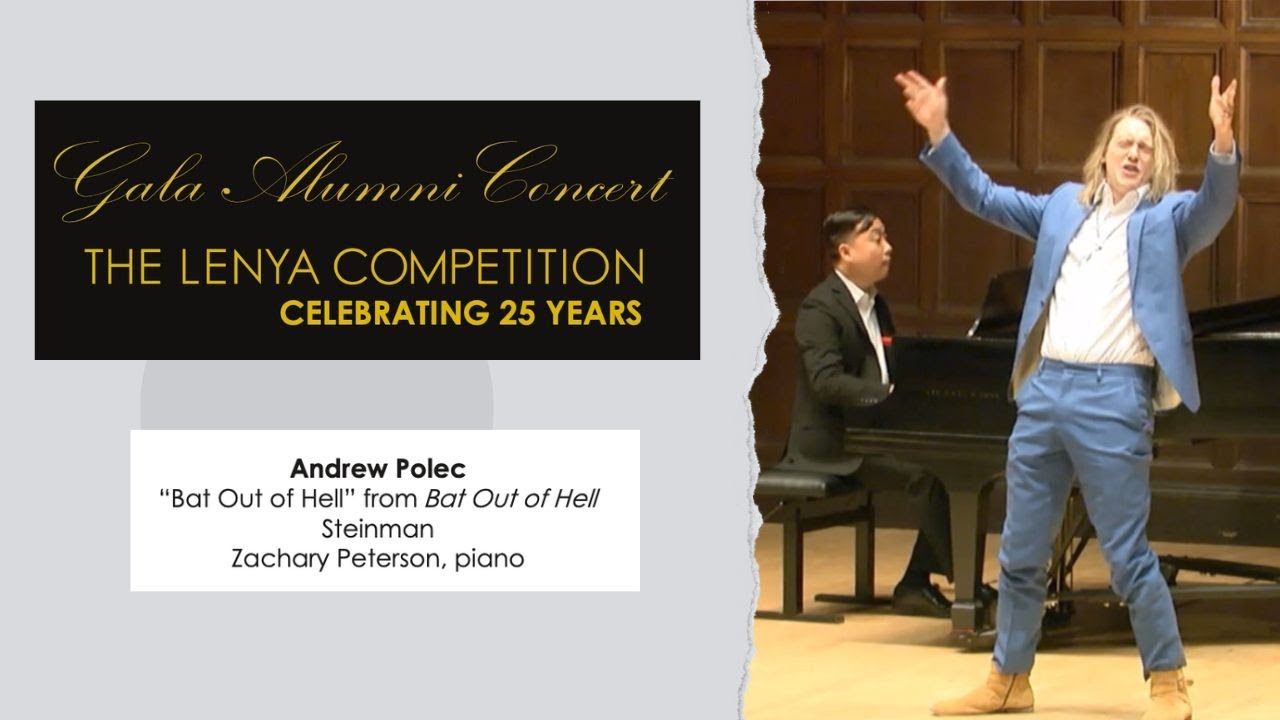 Andrew Polec sings Bat Out Of Hell at The Lotte Lenya 25th Anniversary ...