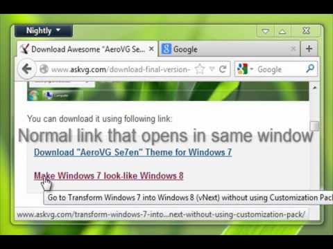 Show Different Cursors for JavaScript Links and Hyperlinks that Open in ...