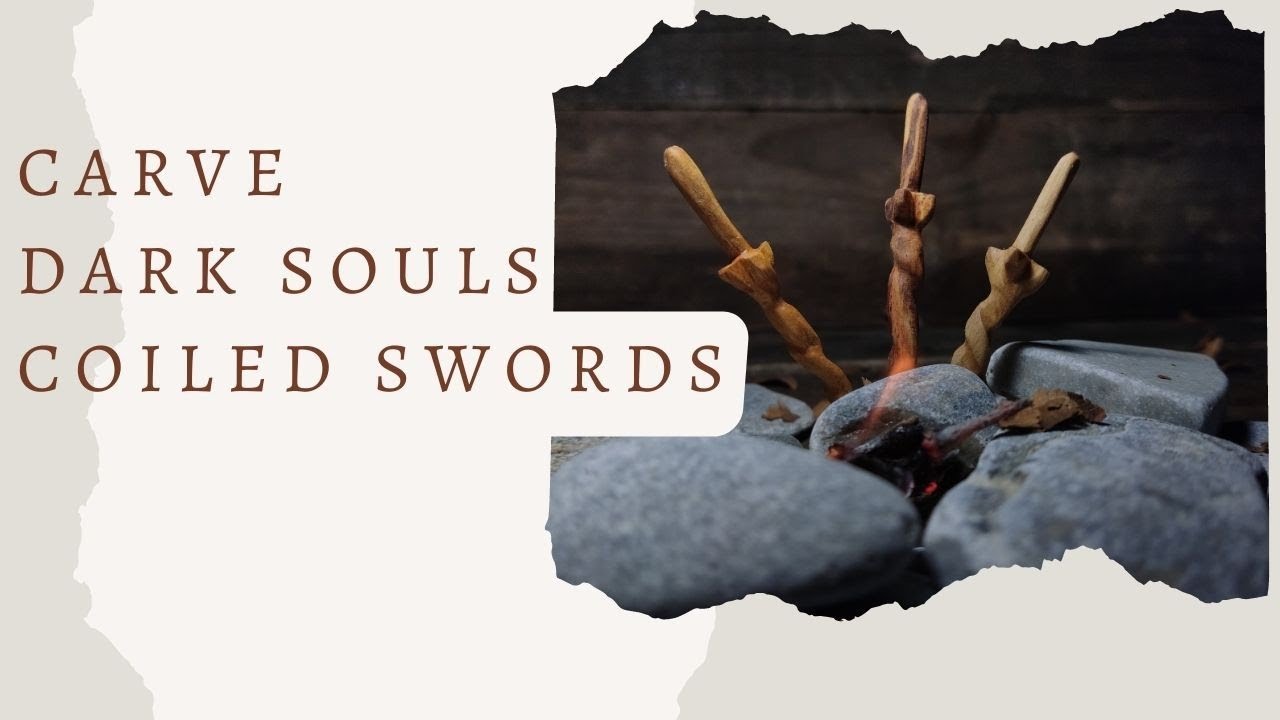 Dark souls coiled sword wooden - YouTube