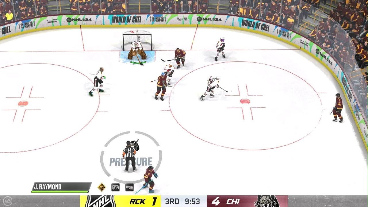 NHL 24 LG Wolves vs LG Icehogs goal - YouTube