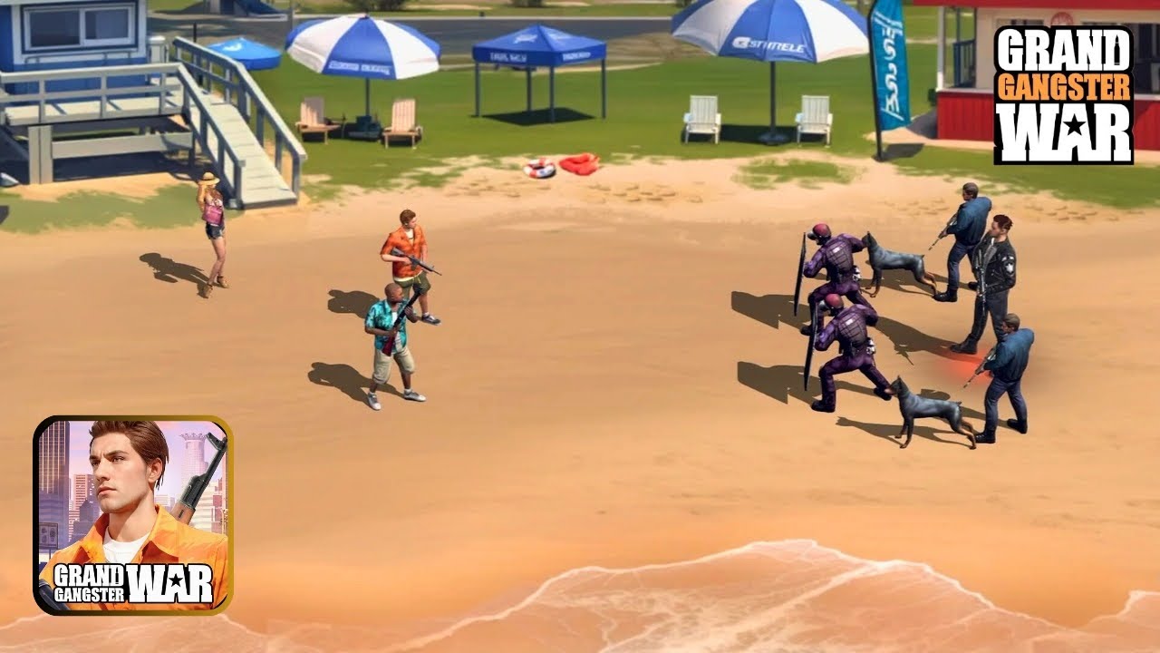 Grand Gangster War Gameplay Walkthrough (Android, iOS) - YouTube