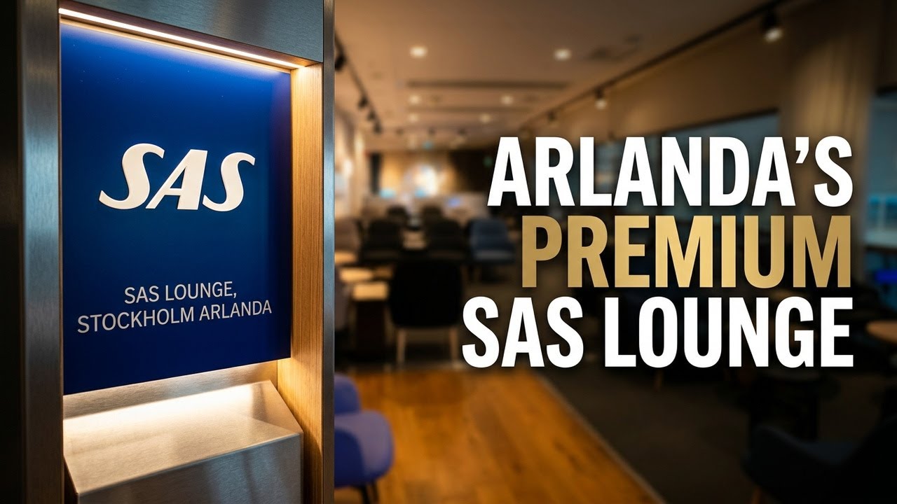 Nice lounge by SAS at Stockholm Arlanda Airport - YouTube