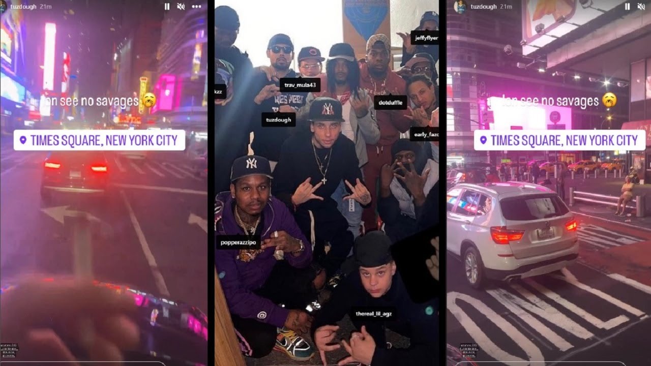 New York Goon Lurking O Block Members in New York "Where You At?" - YouTube