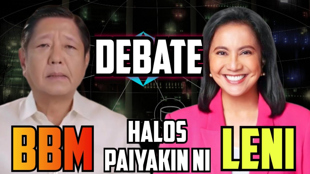 BBM HALOS PAIYAKIN NI LENI Matapos Siyang Durugin sa Isang Debate! # ...