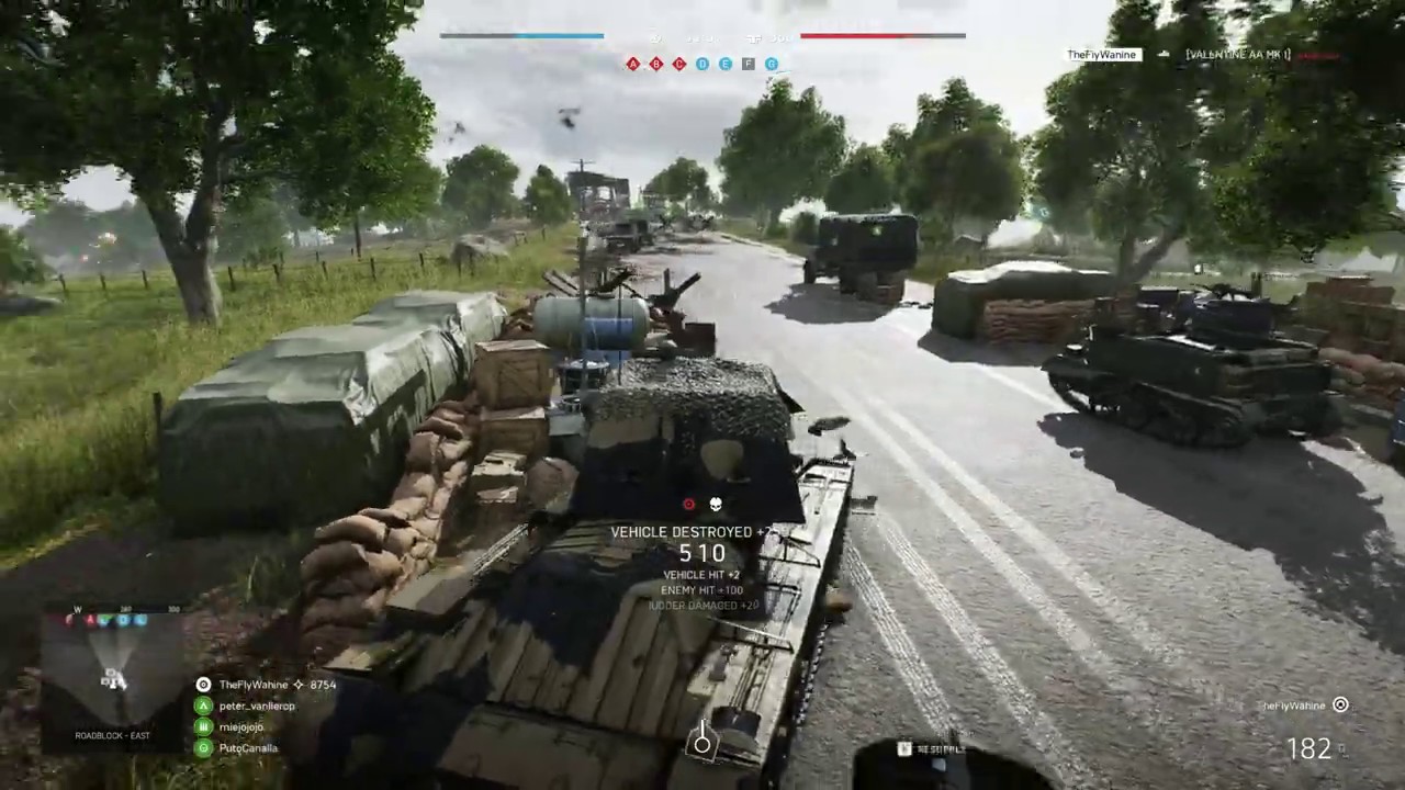 Battlefield V The British AA Tank - Valentine MK 1 - YouTube