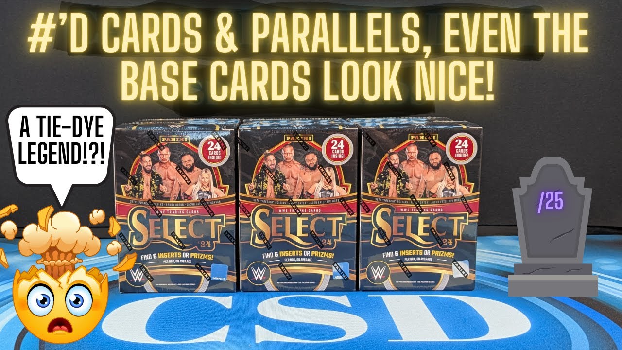 2024 Panini Select WWE Blaster Box Review. The BEST wrestling cards ...