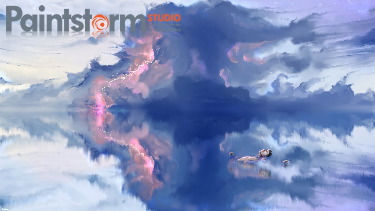 "Tranquility" 2.5 Hour Digital Painting in Paintstorm Studio - YouTube