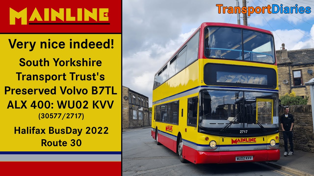 Very Nice Indeed! Preserved First Mainline Volvo B7TL ALX 400: WU02 KVV ...