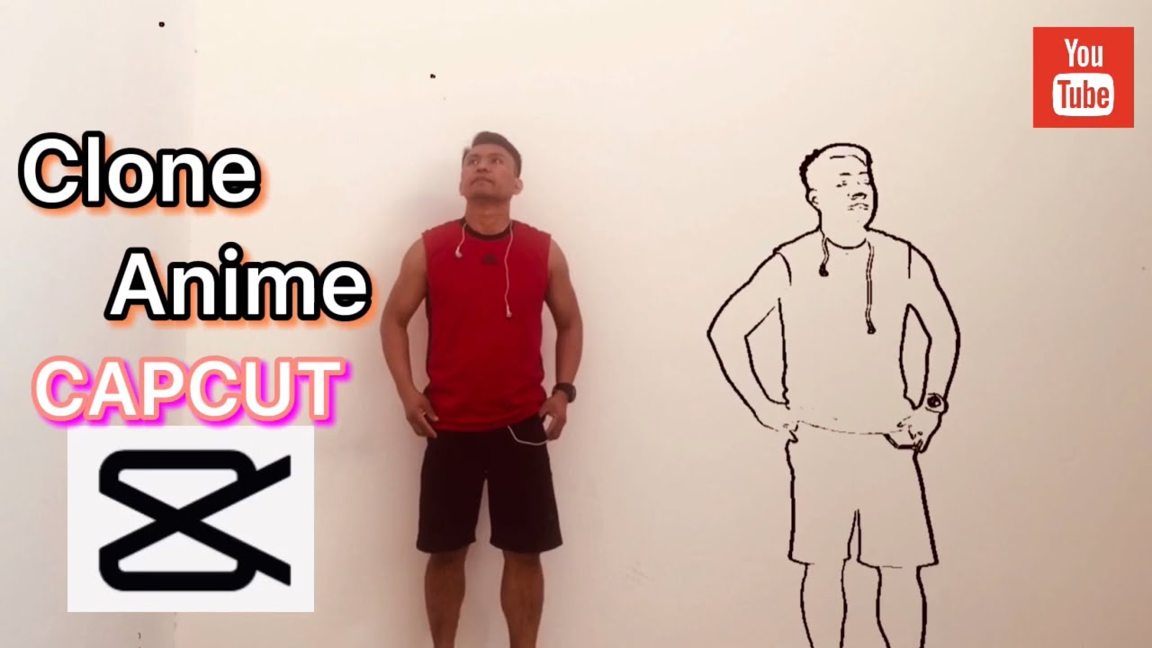 CLONE ANIME MADE BY CAPCUT/DOUBLE YOURSELF WITH ANIME - YouTube