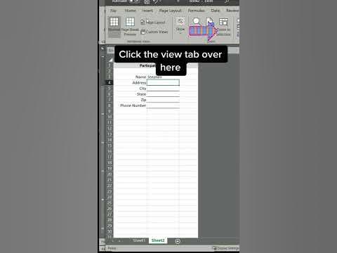 Excel tip to make a form vs Word - YouTube