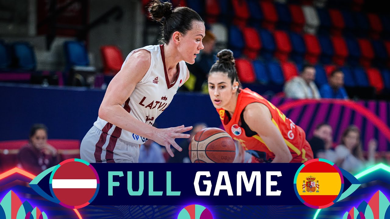 Latvia v Spain | Full Basketball Game | FIBA Women's EuroBasket 2023 ...