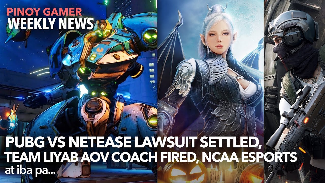 PUBG vs RoS NetEase Lawsuit Update + NCAA eSports + Team Liyab AoV ...