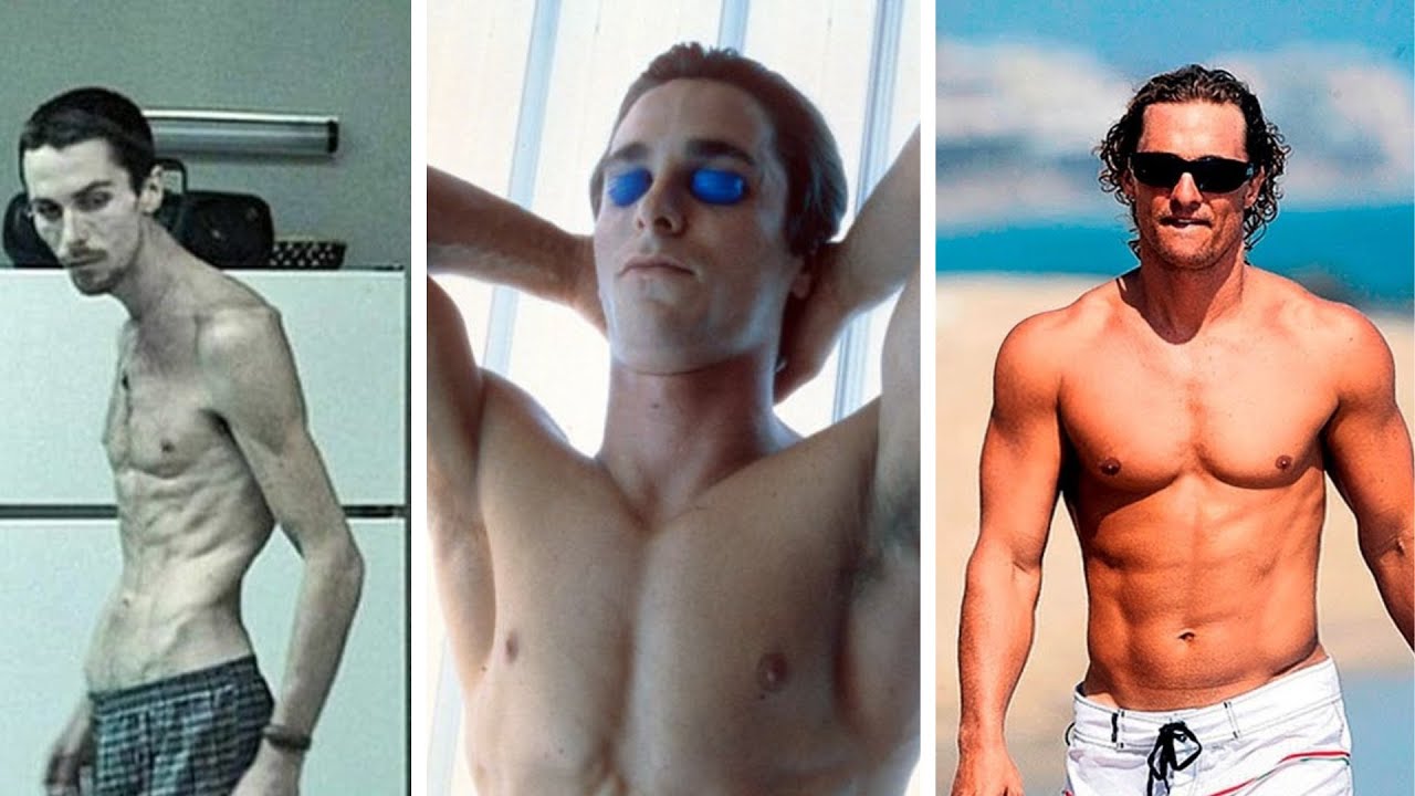TOP Celebrity body TRANSFORMATIONS | Christian Bale and more ... - YouTube