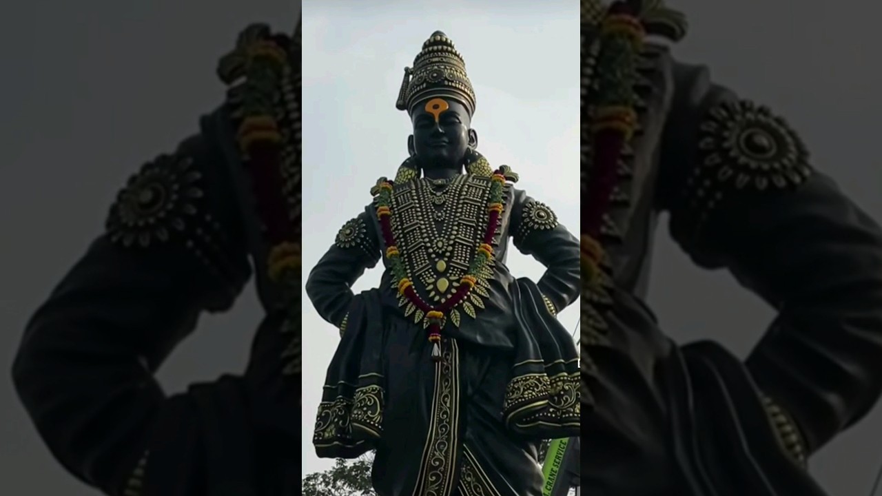 50 feet statue of Vittal... the largest statue of Panduranga in Karjat ...