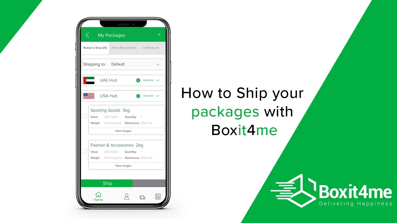How to ship your packages with Boxit4me - YouTube