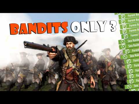 BANDIT ONLY Playthrough - EUROPE 1700 - Bannerlord