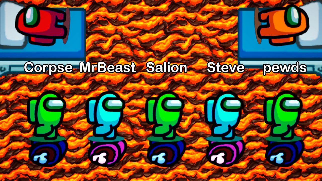 AMONG US, but FLOOR is LAVA - YouTube