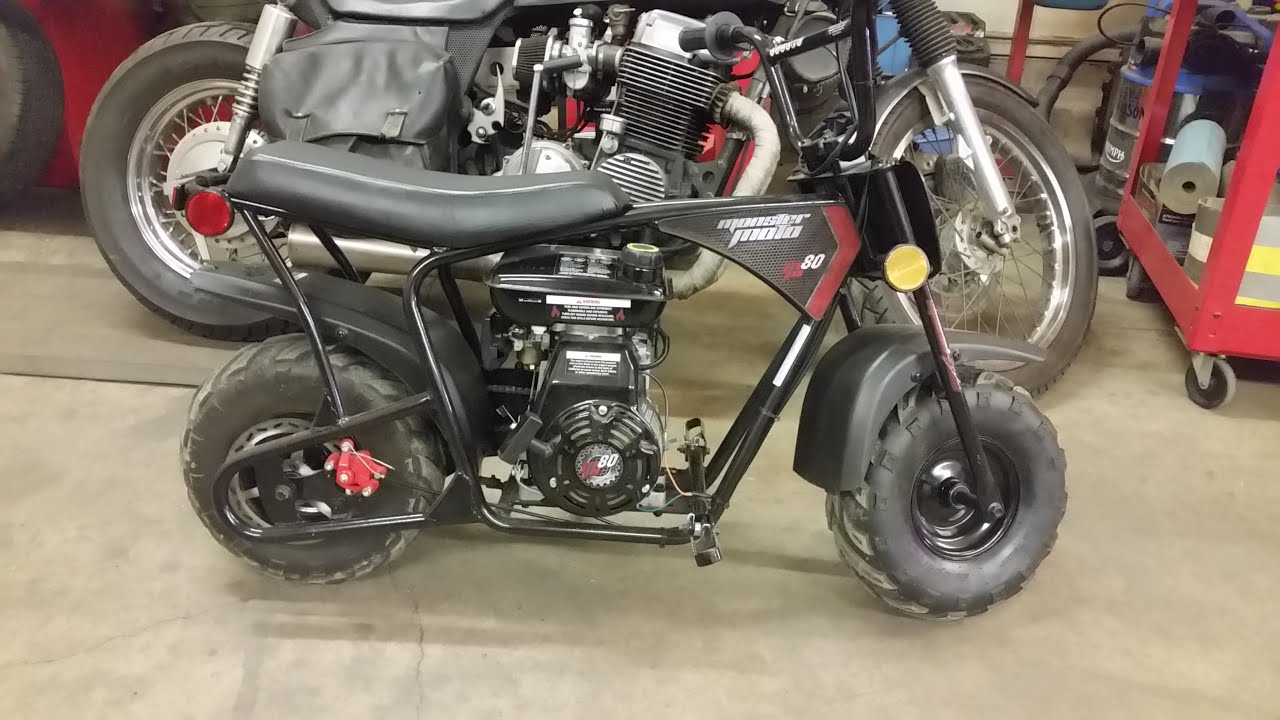 Mini Bike Monster Moto review & top speed (WALMART) AMAZON - YouTube