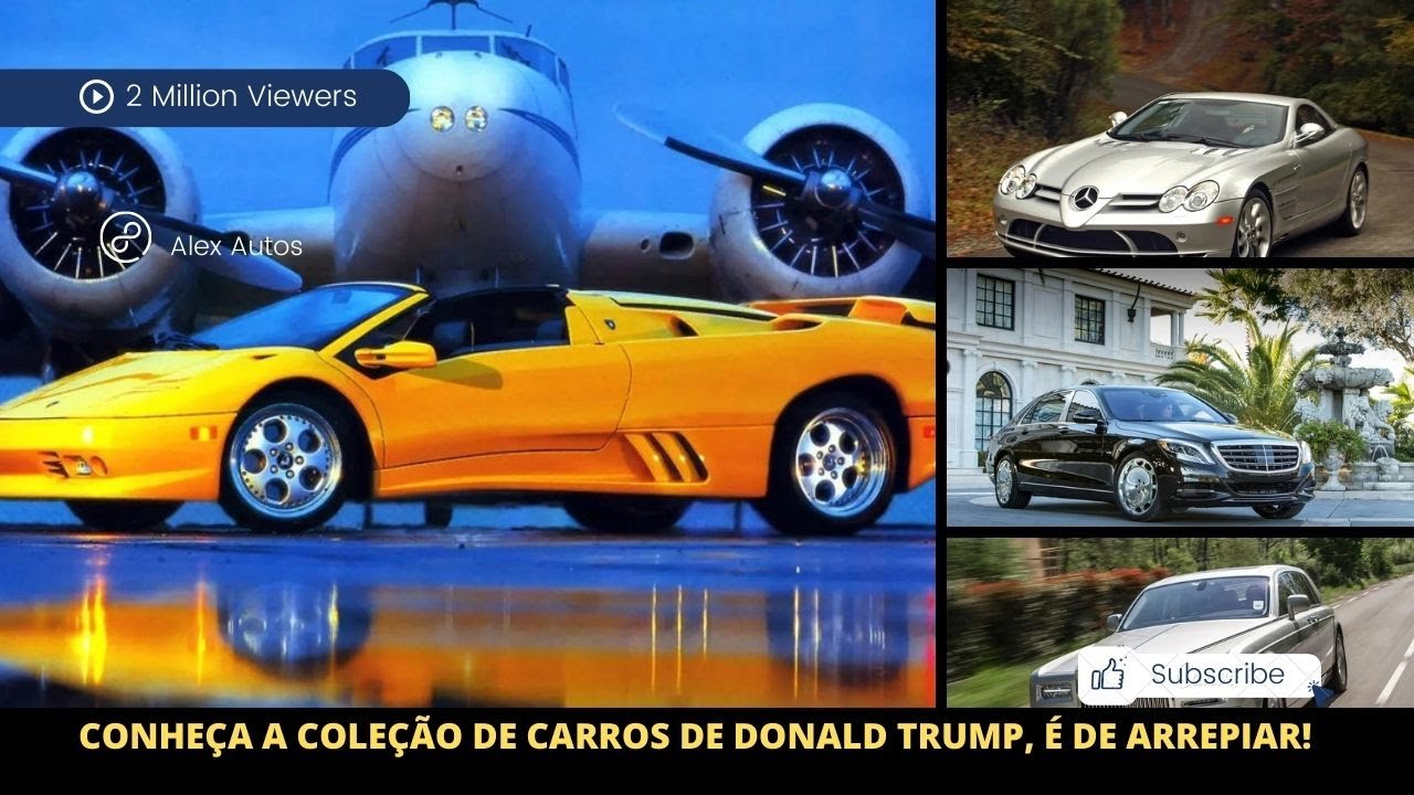 🟢 Conheça a coleção de carros de Donald Trump - YouTube