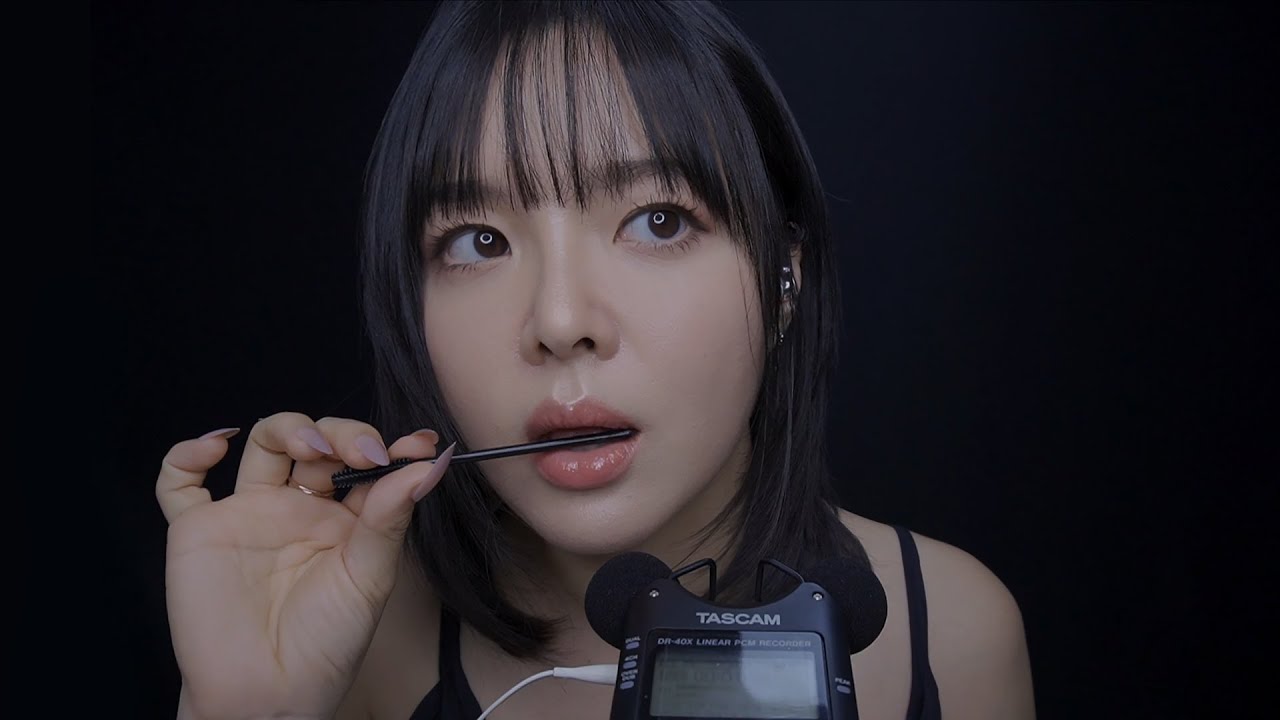 ASMR Spoolie Nibbling with Soft Whispers - YouTube