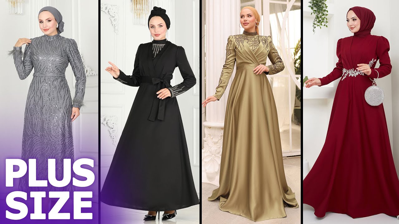 Moda Selvim Yeni Sezon Büyük Beden Abiye Elbiseler - 2025 Plus Size ...