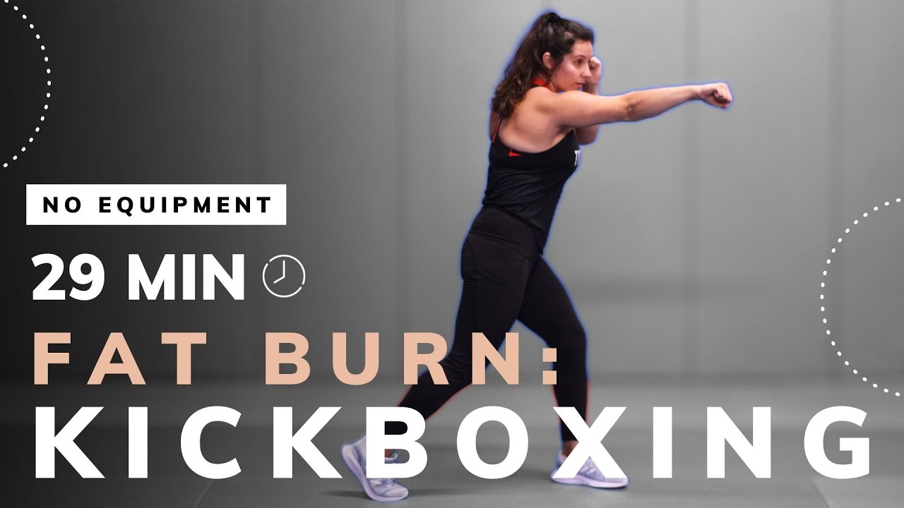 FAT BURN Kickboxing HIIT Workout | LEGS & ABS | No Equipment - YouTube