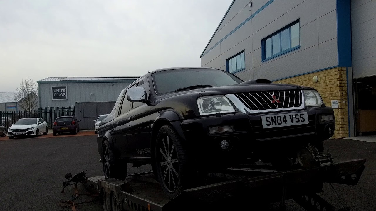 Delivery of our new Project L200 pickup V8 - Drift car ? - YouTube
