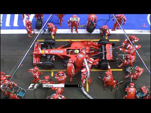 F1 – Pit stop Compilation of 2007 with natural sound