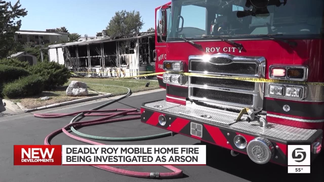 Deadly Roy mobile home fire being investigated as arson - YouTube