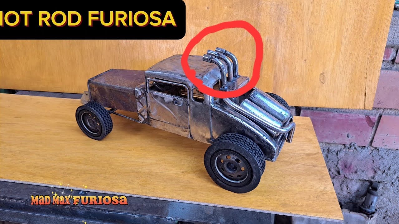 COMO HACER TURBO DE HOT ROD MAD MAX FURIOSA A ESCALA 1/10 HOMEMADE DE ...