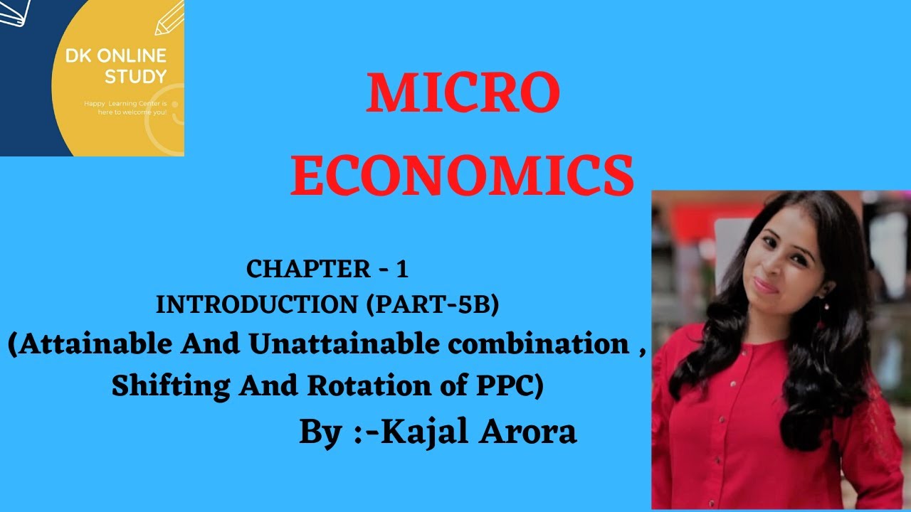 Attainable and unattainable combinations of ppc | Chapter 1 Economics ...