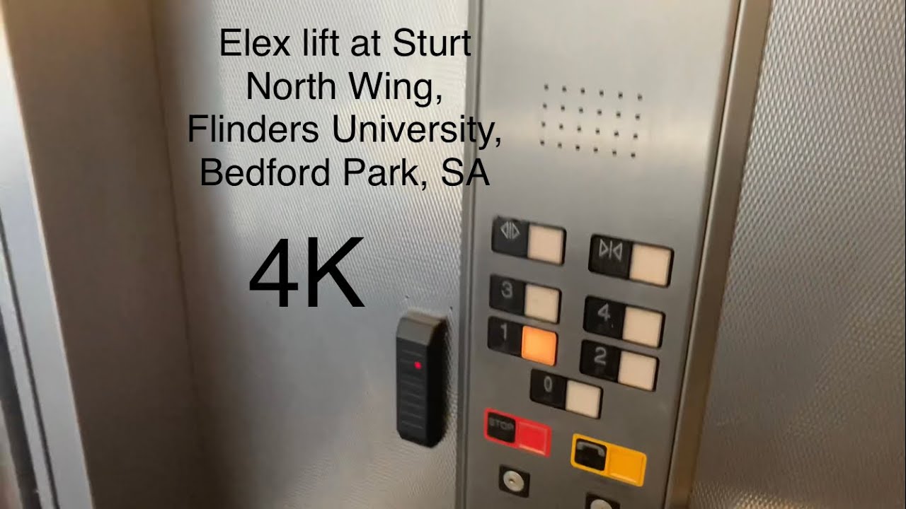 Crappy Elex lift at Sturt Campus (North Wing), Flinders University, Bedford Park, SA - YouTube