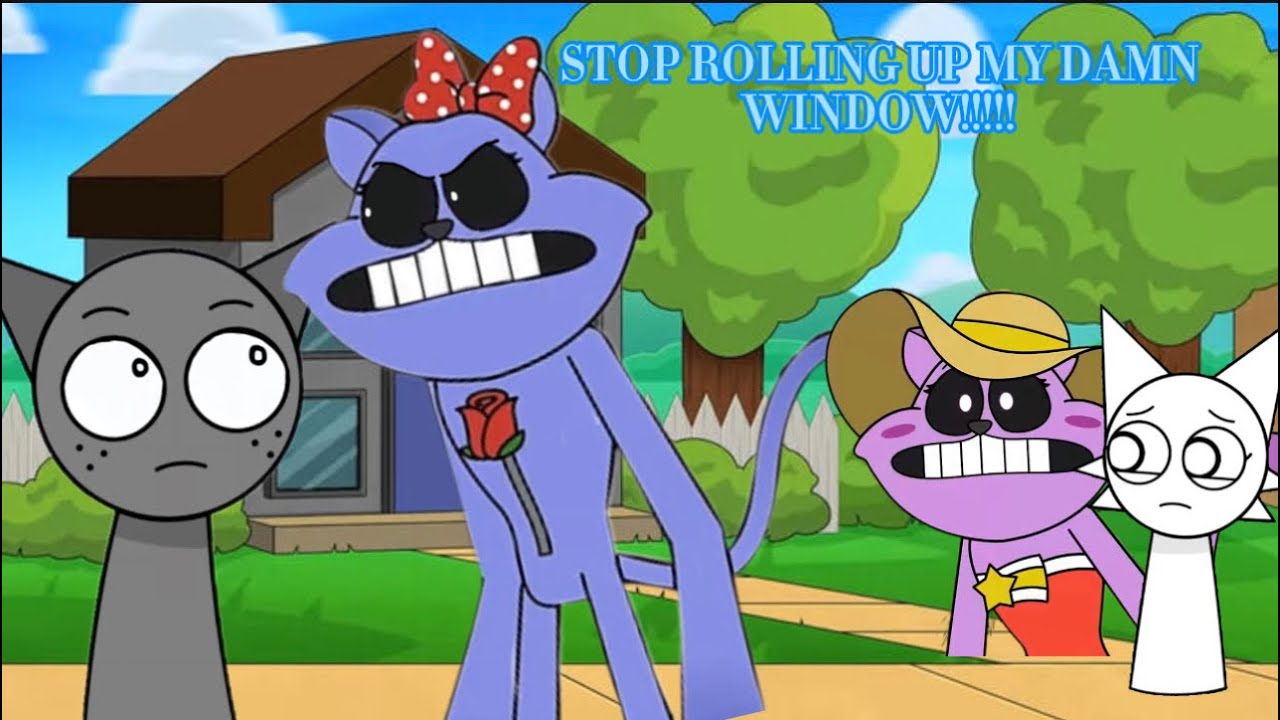 "STOP ROLLING UP MY DAMN WINDOW!!!!" || (Gametoons) sprunki/poppy ...