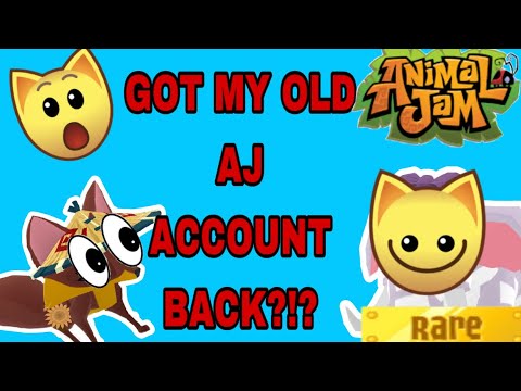 I GOT MY OLD ANIMAL JAM ACCOUNT BACK!! - YouTube