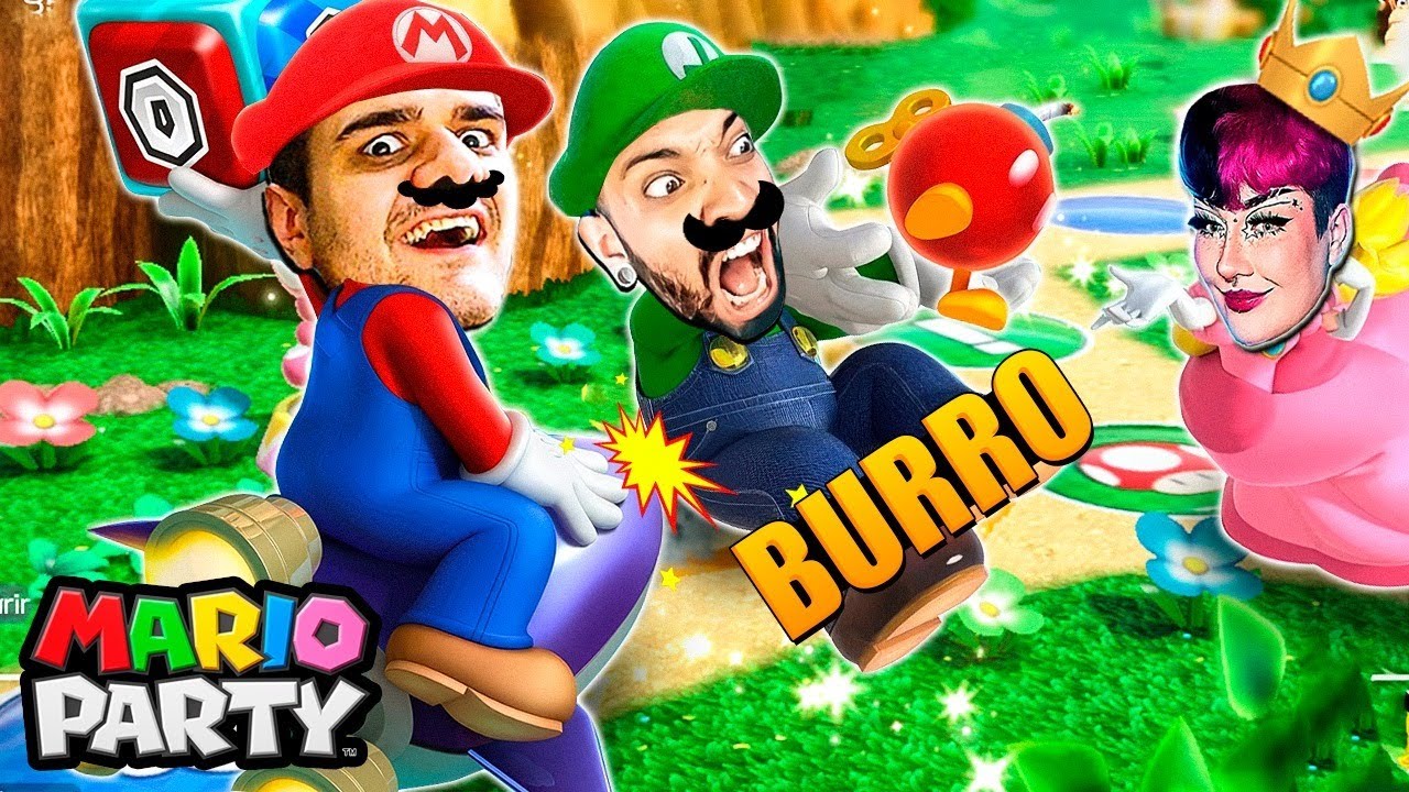 A GRANDE BURRICE DO GABS NA PARTIDA DE MARIO PARTY MAIS EMOCIONANTE DO ...