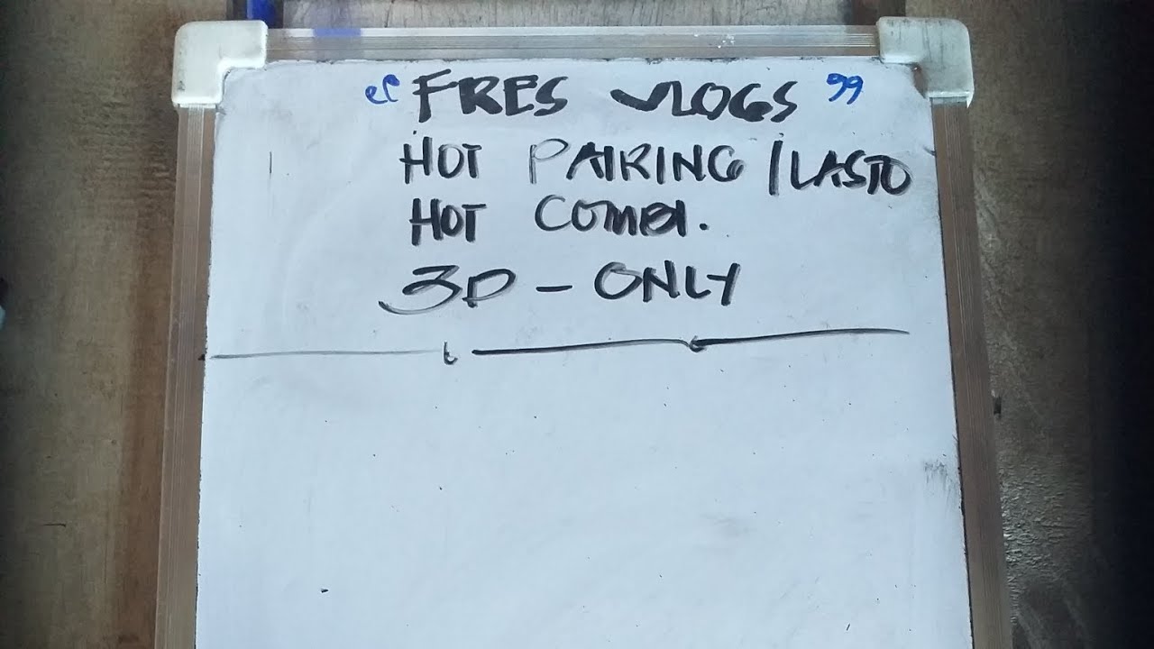 HOT PAIRING COMBINATION 3D ONLY APPROACHING - YouTube