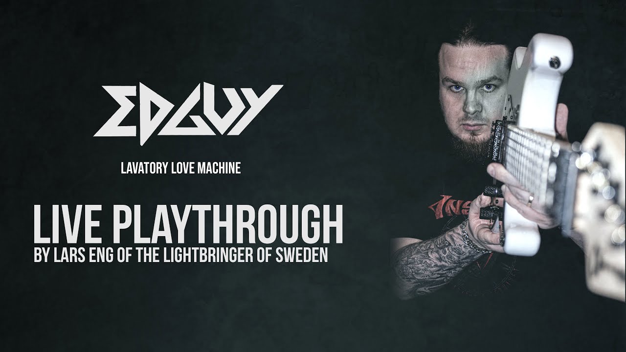 Lars Eng - Live Playthrough - Edguy - Lavatory Love Machine - YouTube