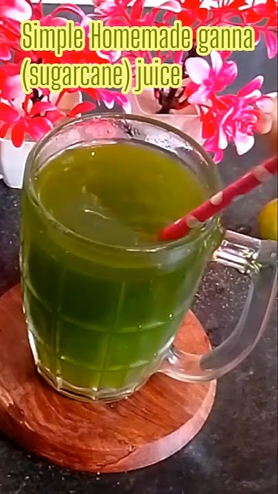 without sugarcane homemade ganna juice #ganna #shorts #purvahomekitchen #juice #recipe #ytshorts ...